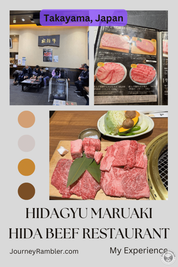 Hidagyu Maruaki Hida Beef Restaurant Takayama: My Dining Experience - Journey Rambler