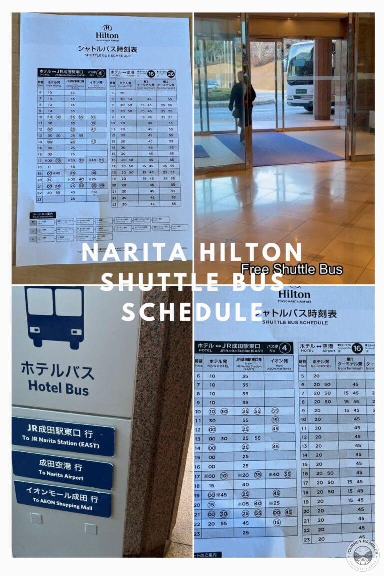 Narita Hilton Shuttle Bus Schedule: How I Ride This Free Shuttle Bus ...