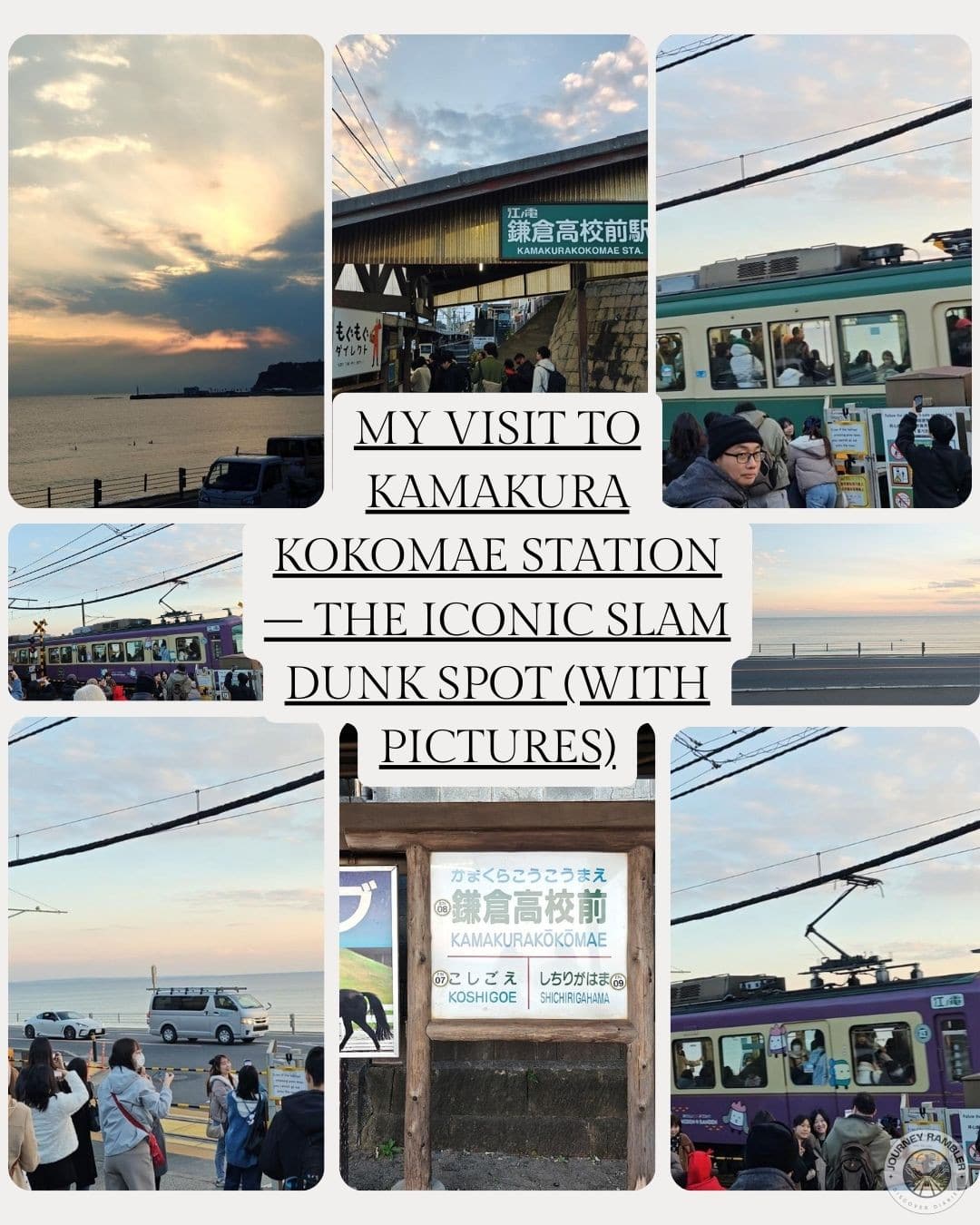 My Visit to Kamakura Kokomae Station – The Iconic Slam Dunk Spot (With ...
