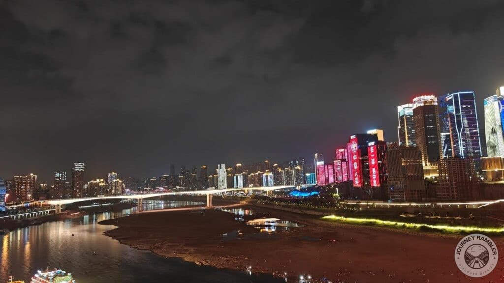 Walking Across Qiansimen Bridge Chongqing (Nighttime Photo Shooting ...