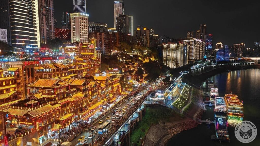 Walking Across Qiansimen Bridge Chongqing (Nighttime Photo Shooting ...
