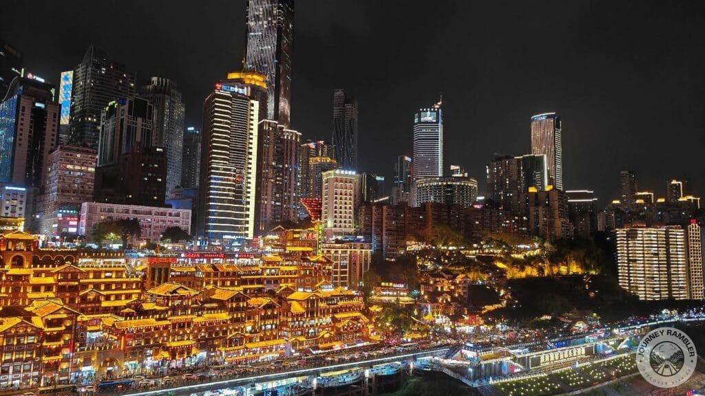 Walking Across Qiansimen Bridge Chongqing (Nighttime Photo Shooting ...