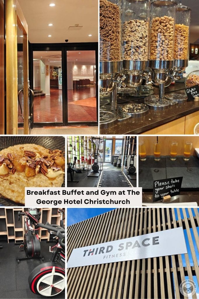 Breakfast Buffet and Gym at The George Hotel Christchurch - Journey Rambler