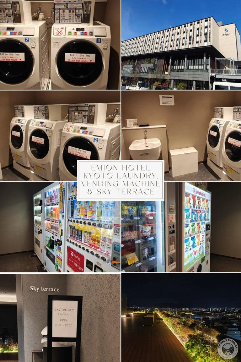 Emion Hotel Kyoto Laundry, Vending Machine & Sky Terrace - Journey Rambler