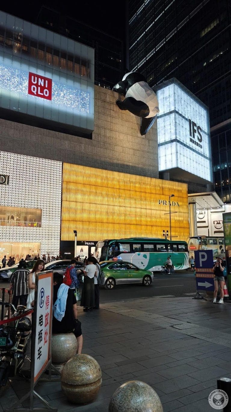 I Walked Around Chunxi Road and IFS Panda in Chengdu - Journey Rambler