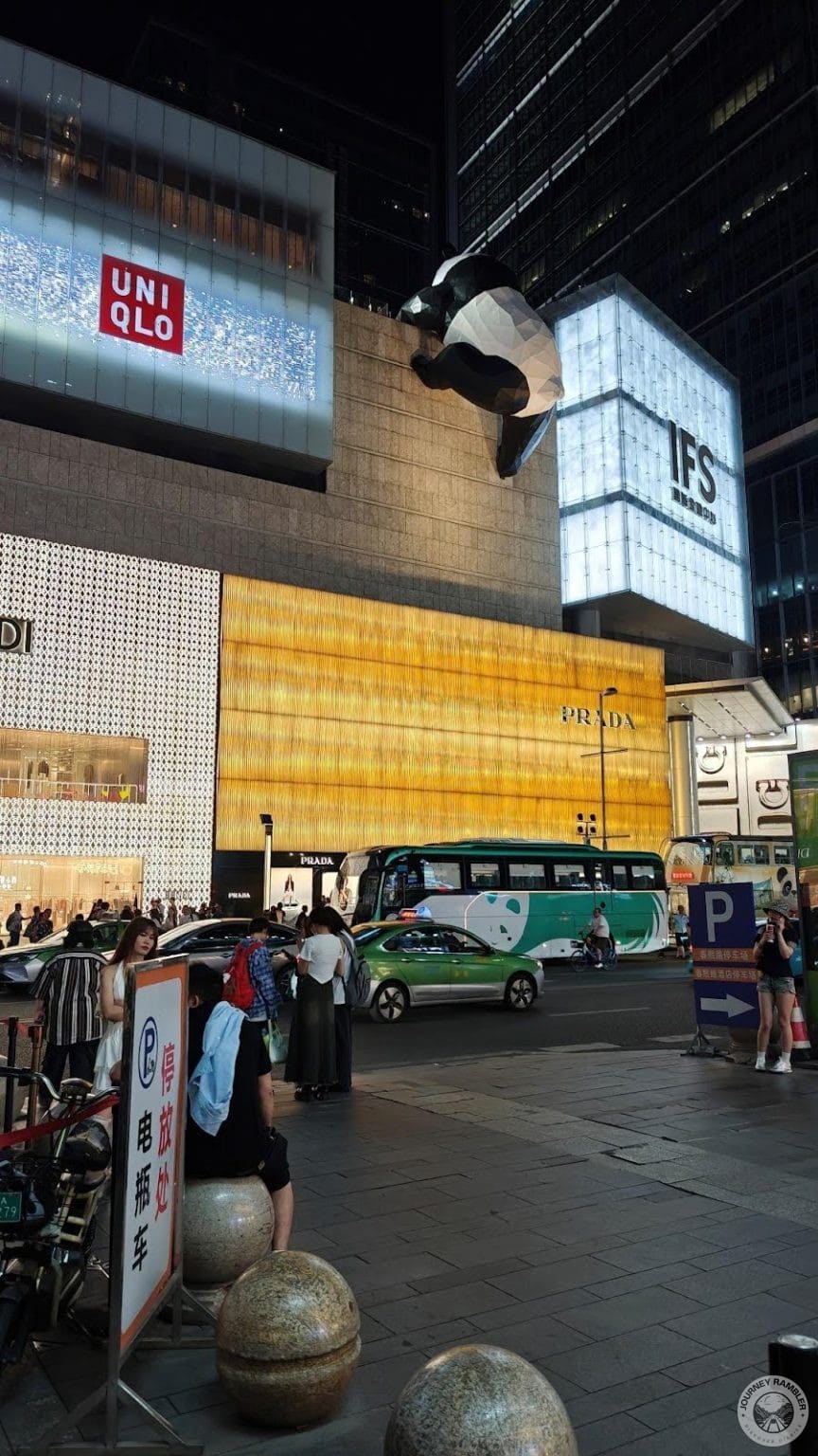 I Walked Around Chunxi Road and IFS Panda in Chengdu - Journey Rambler